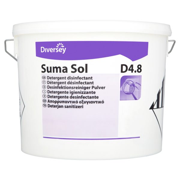 Suma Sol D4.8 Powder Detergent Disinfectant 10kg - Sybron