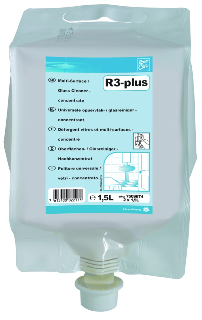 Room Care R3 Plus Concentrated Glass and Multi Surface Cleaner 1.5 ...