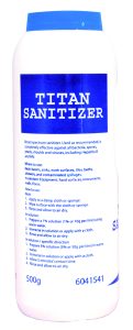 Titan Sanitising Powder Concentrated Detergent Sanitising Powder 500g ...