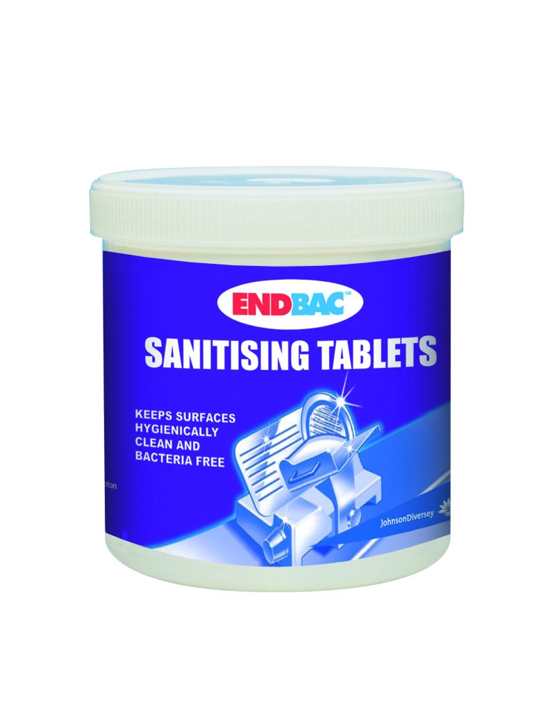 Endbac Sanitising Tablets for Food Surfaces and Salad Washing 230 Tabs ...