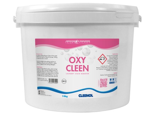 Crystalbrite Oxyclean Laundry Stain Remover 10kg - Sybron
