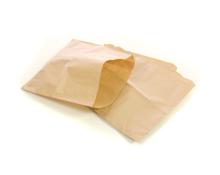 Brown 7x7" Strung Paper Bags - Sybron