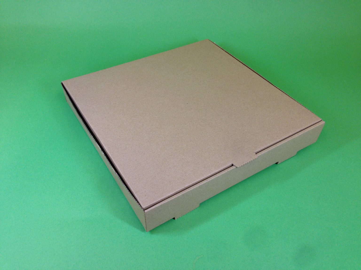 Brown Plain Pizza Box 12x12x1.5" - Sybron