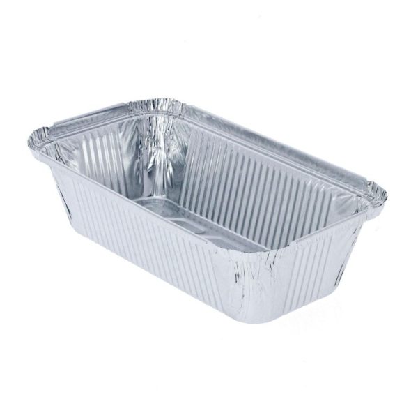 No 6A Aluminium Foil Food Containers 200x107x48mm - Sybron