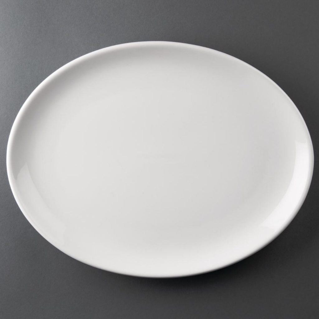 Athena Hotelware Oval Coupe Plates - Sybron