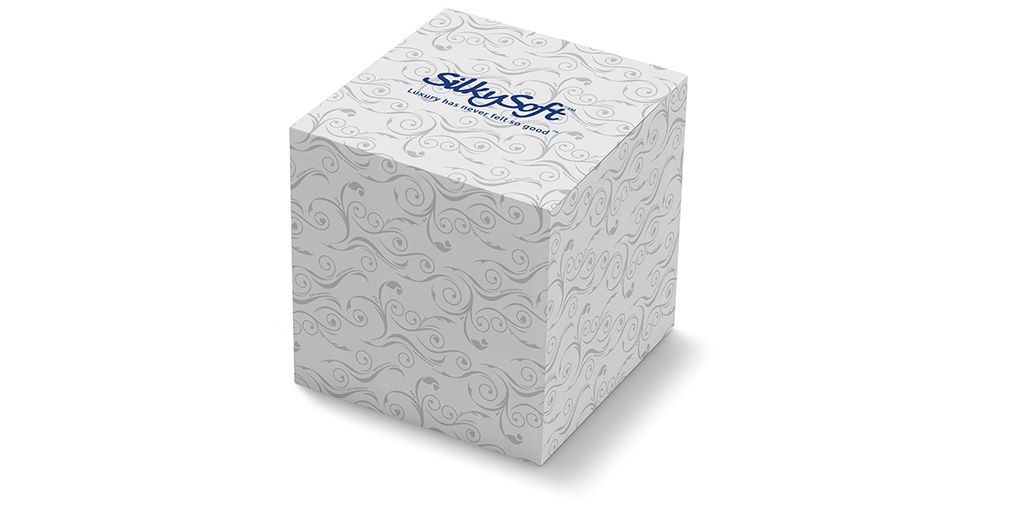 Cube facial tissue 2ply white 70 sheets – Sybron